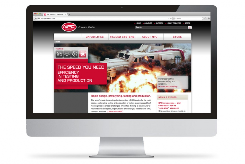 NPC Robotics | Technology Marketing | Supervox Agency